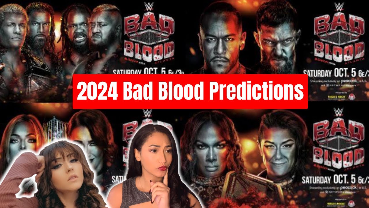 WWE 2024 BAD BLOOD Predictions, Cody Rhodes & Roman Reigns Teaming Up ...