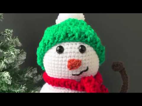 Snowman Amigurumi Crochet Tutorial - Part 1 - YouTube