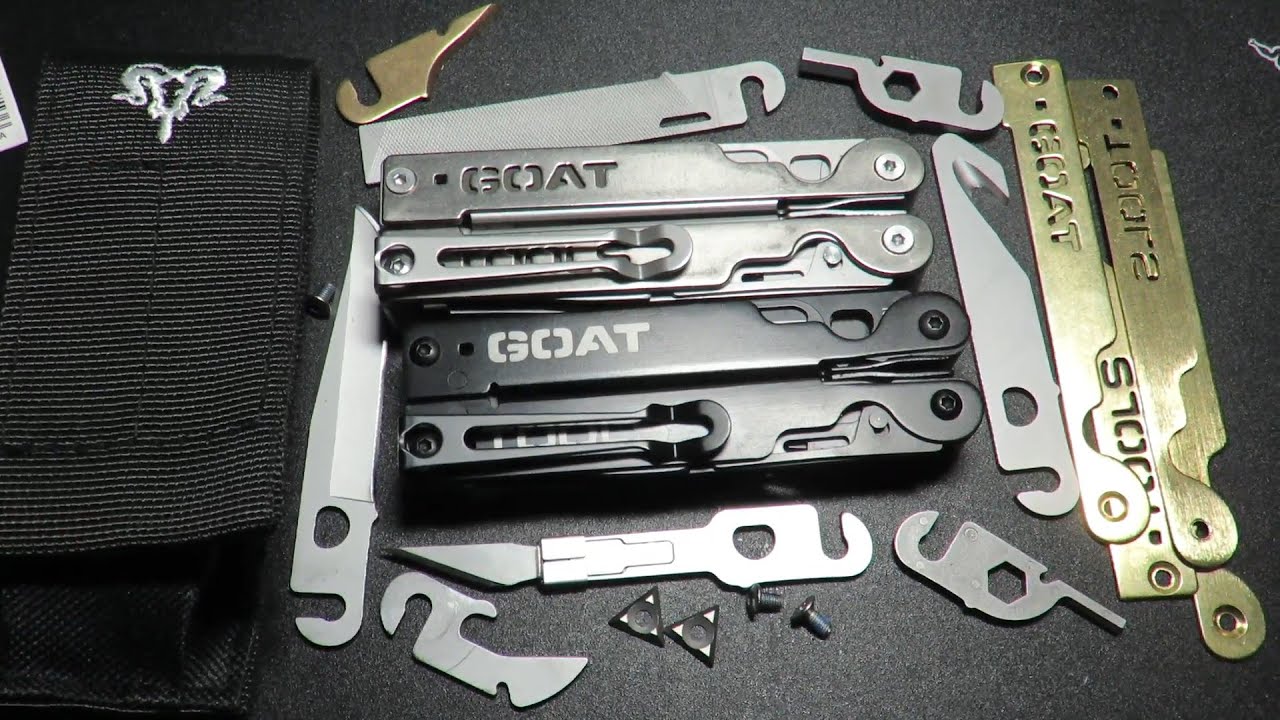 GOAT TOOLS MODULAR MULTI-TOOL : Titanium & Black Oxide Versions! - YouTube