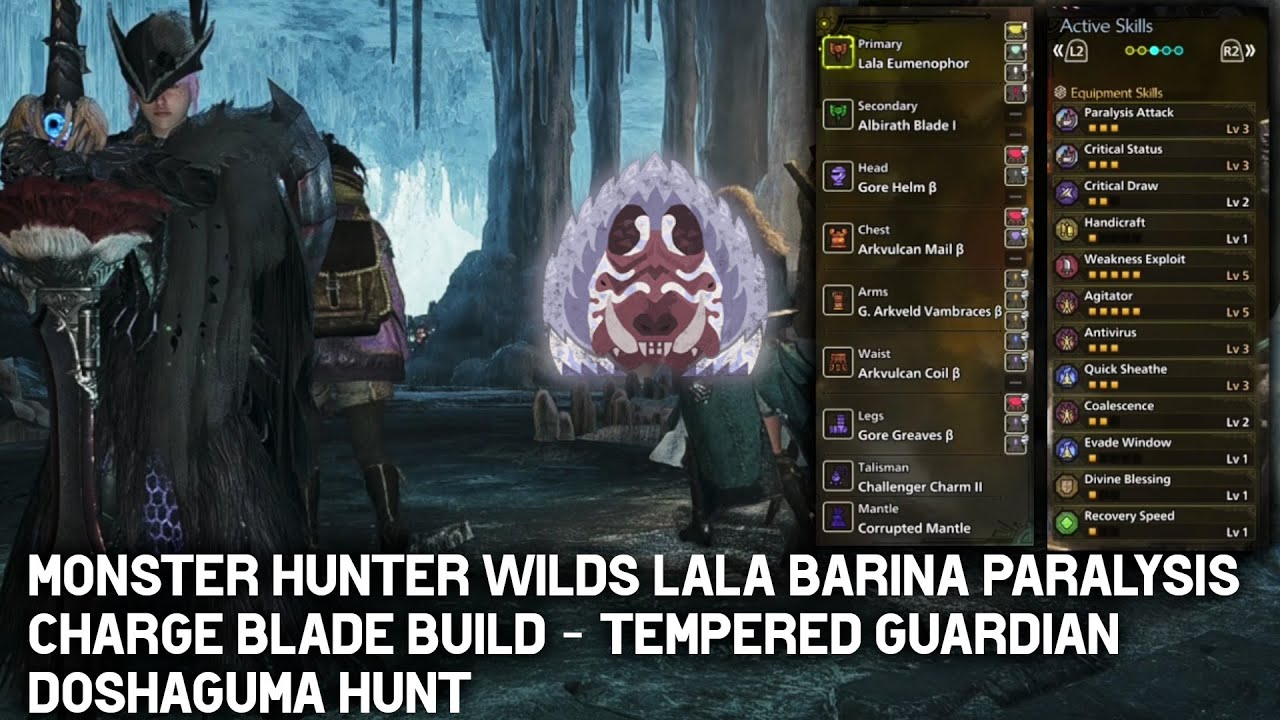 Monster Hunter Wilds Lala Barina Paralysis Charge Blade Build ...