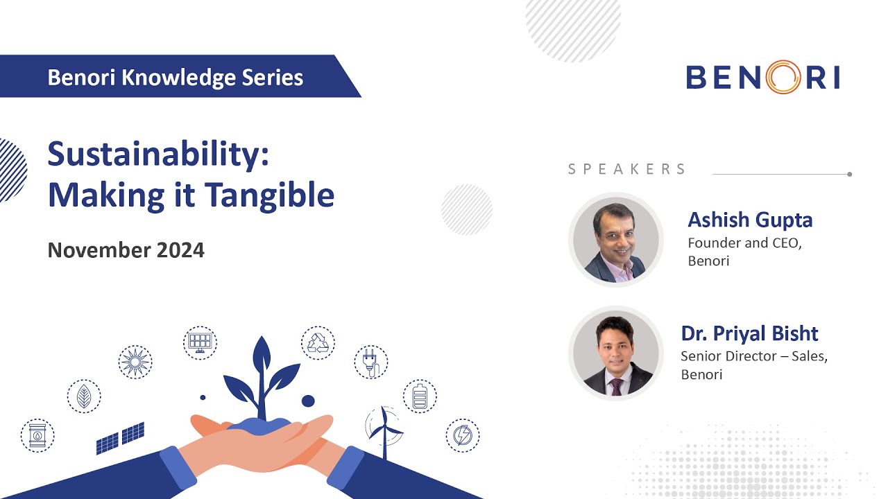Benori Knowledge Series: Sustainability - Making it Tangible - YouTube