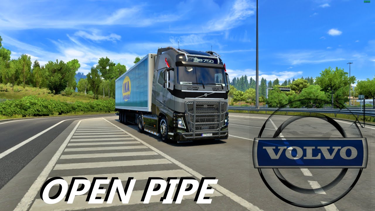 Volvo FH16 Open Pipe Sound - YouTube