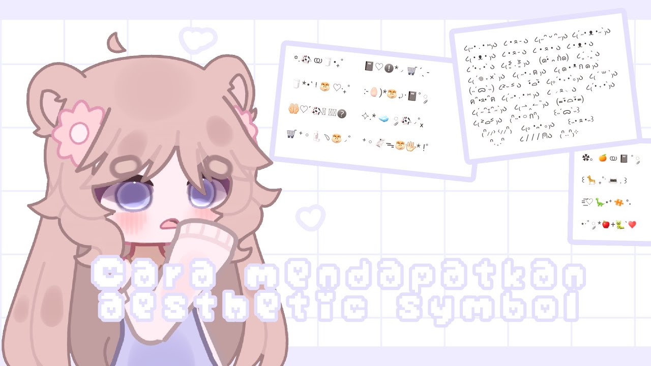 Cara mendapatkan symbol aesthetic ɞʹˎ- || Gacha Tutorial ˖ ࣪ ‹ - YouTube