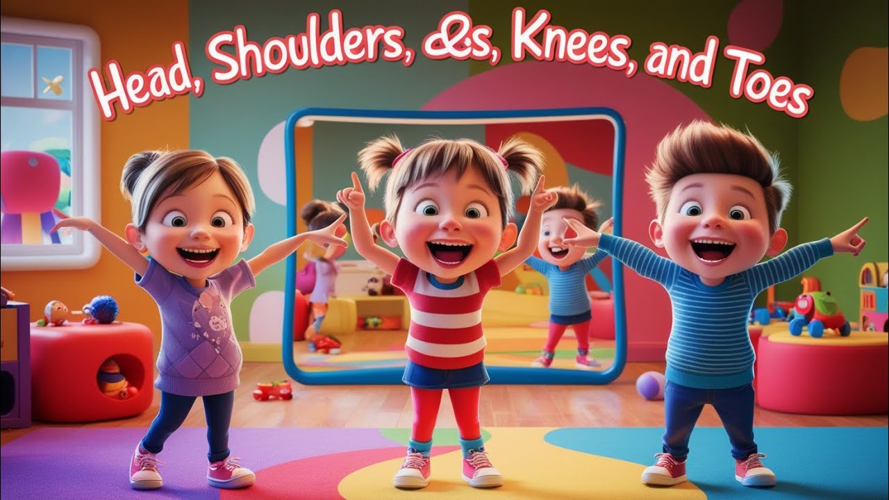 "Sing Along! Creative Head, Shoulders, Knees, and Toes Song for Kids 🎶 ...