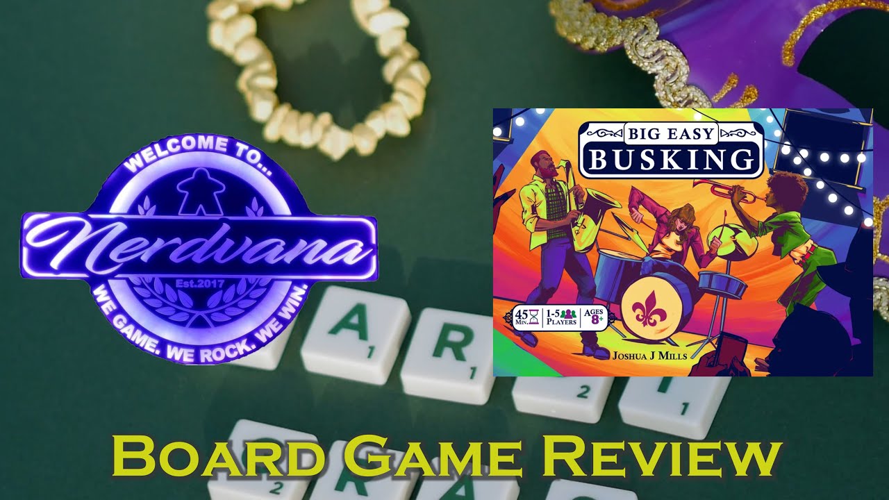 Big Easy Busking Board Game Review - YouTube