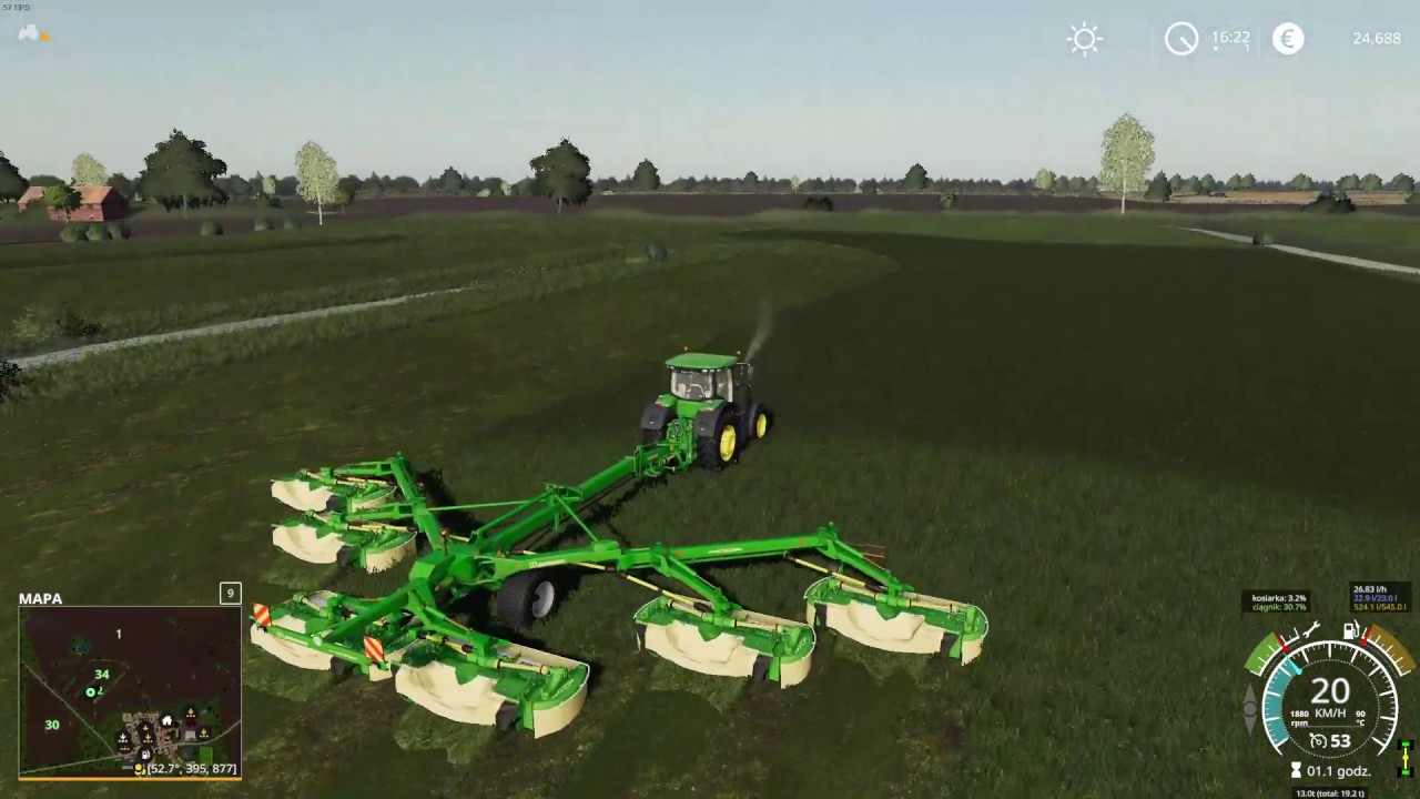 FS19 Kandelin Krone Easy Cut Spezial - YouTube
