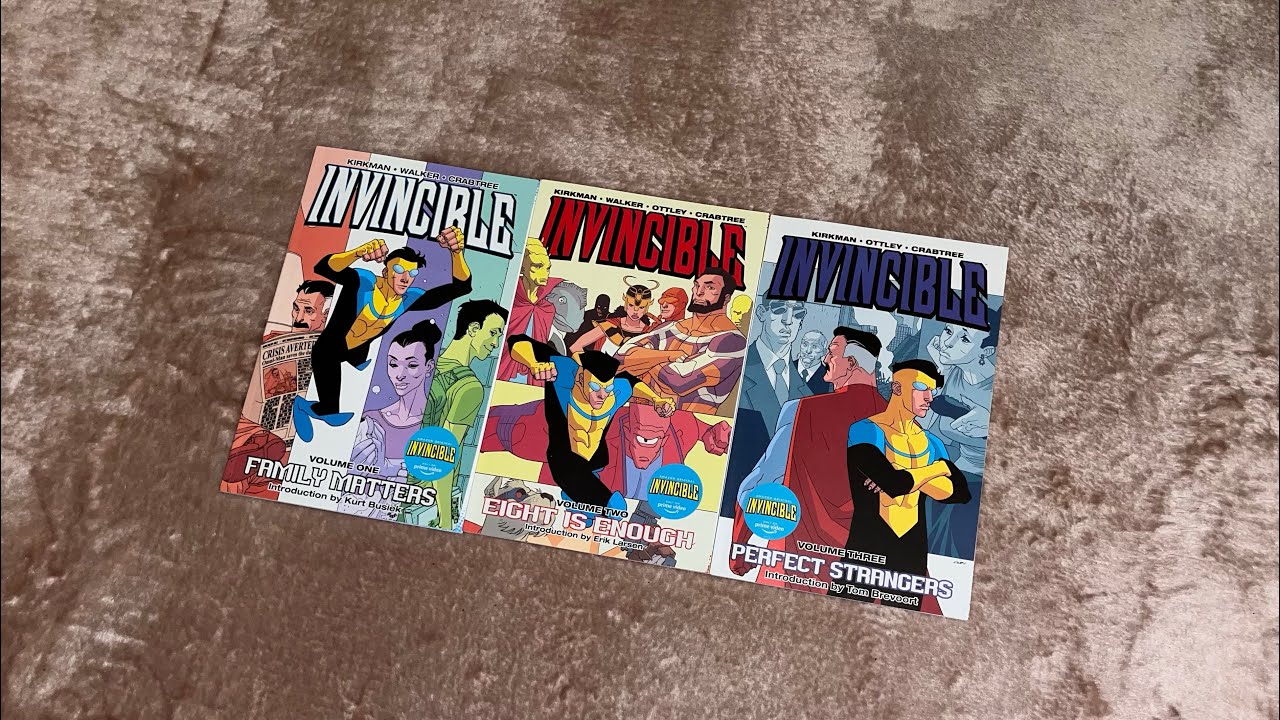 INVINCIBLE STANDARD TRADE PAPERBACKS VOLUMES 1, 2 & 3! - YouTube