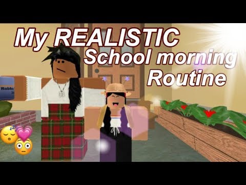 Roblox| My REALISTIC School Morning Routine - YouTube