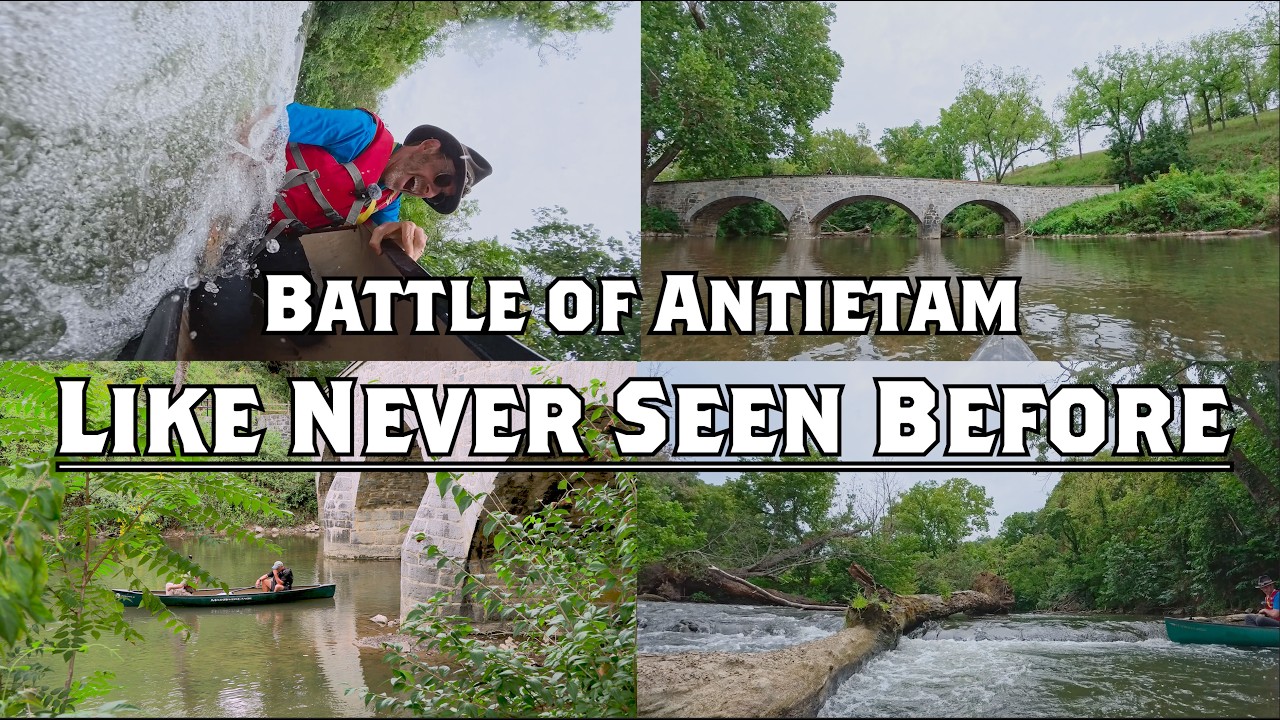 The Battle of Antietam from Antietam Creek | Full Tour - YouTube