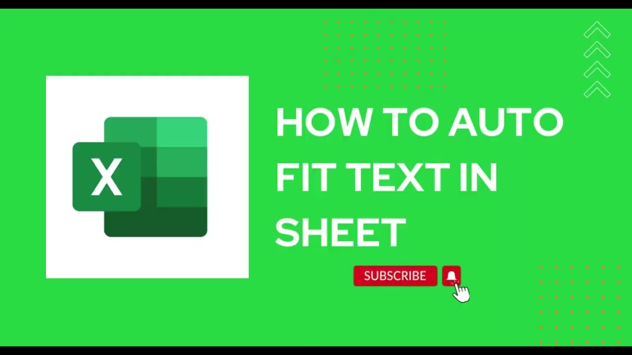 How To Auto Fit Text In Excel YouTube How To Auto Fit Text In Excel YouTube