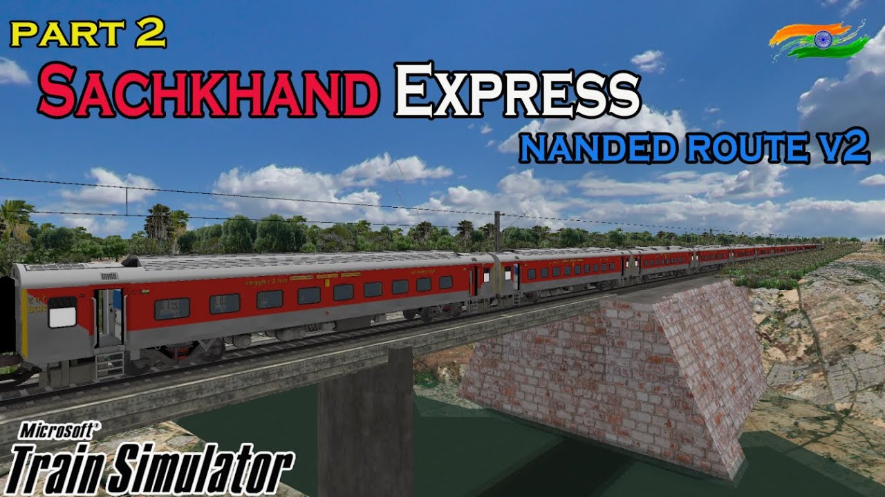PART -2 | Nanded Route V2 | 12716 Sachkhand Express | Indian Train ...