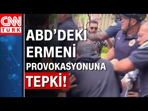 Ermeni provokatörler Türk diplomatlara saldırdı! Dışişleri Bakanlığı'ndan sert açıklama