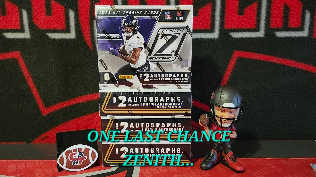 2023 ZENITH FOOTBALL HOBBY BOX X4 REVIEW! LAST CHANCE FOR THESE BOXES ...