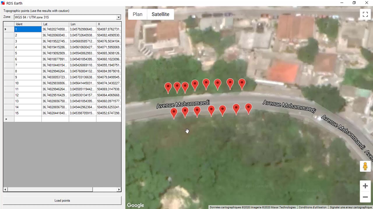 RDS 2021 (Topography): How to import a topographic survey from Txt File ...
