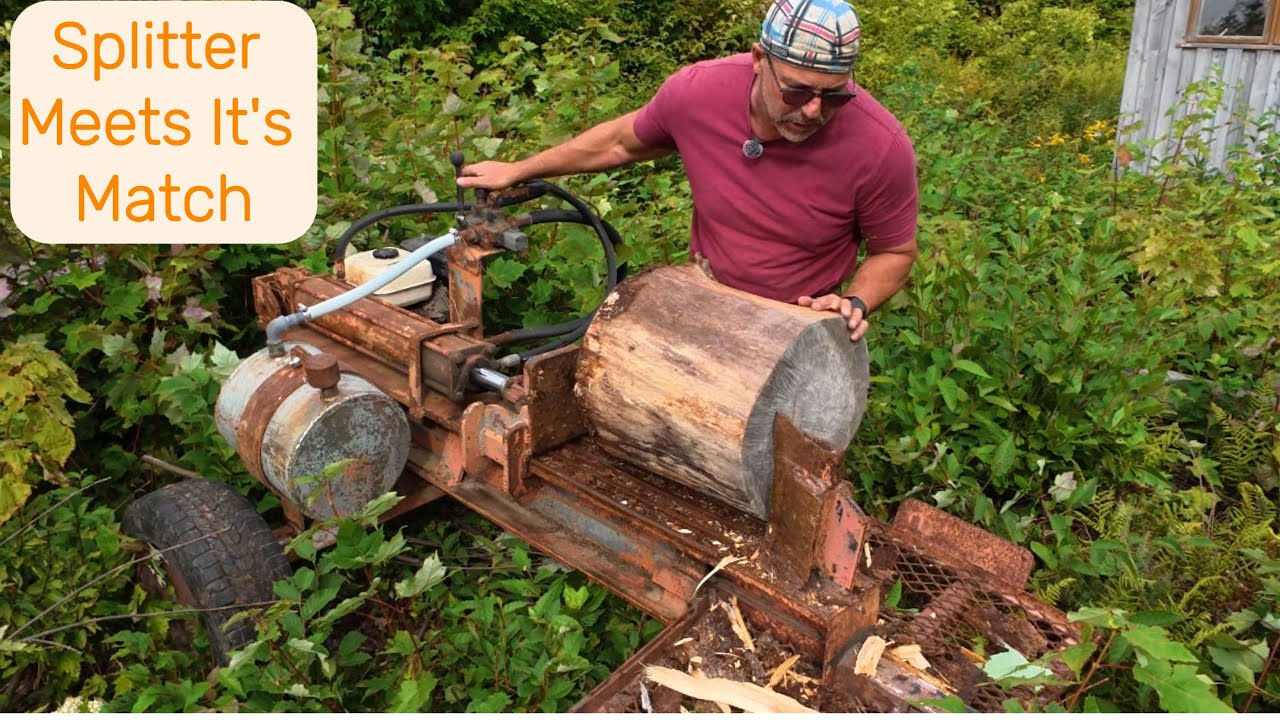 Splitting Wood & Trail Cam Setup | Off Grid Cabin Life & Deer Apples ...