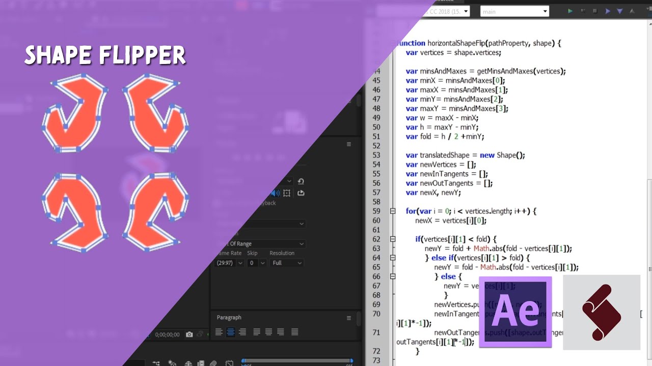 After Effects Scripting Tutorial Shape Flipper Youtube