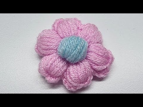 ÇİÇEKLİ HIRKA CROP HIRKA ÇİÇEK YAPIMI