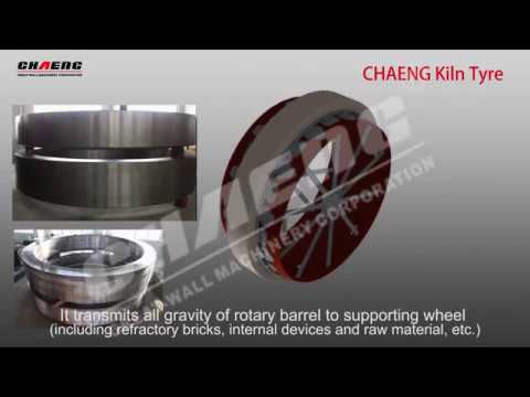 Rotary kiln tyre, kiln riding ring -CHAENG - YouTube