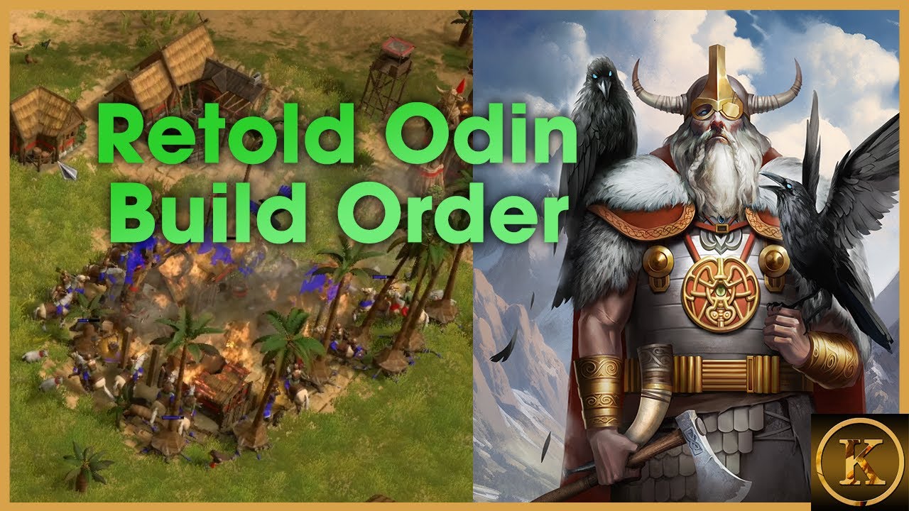 Age of Mythology RETOLD - Odin Build order 4 min advance (BETA) - YouTube