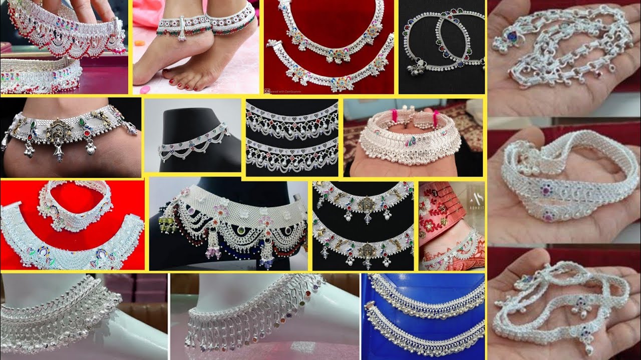 Dulhan Pajeb Design Weight And Price 🥰 Pajeb Ki Design Chandi ki ...