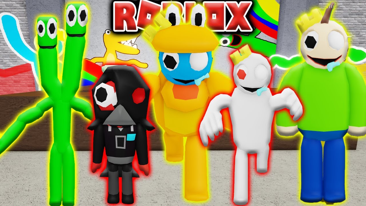 ENCONTRÉ A BALDI EN LOS RAINBOW FRIEND, GREEN DE DOS CABEZA Y BLUE ...