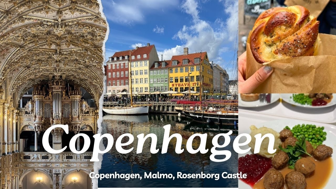 Copenhagen vlog 🧜‍♀️ exploring downtown, Malmo Sweden daytrip 🇸🇪 ...