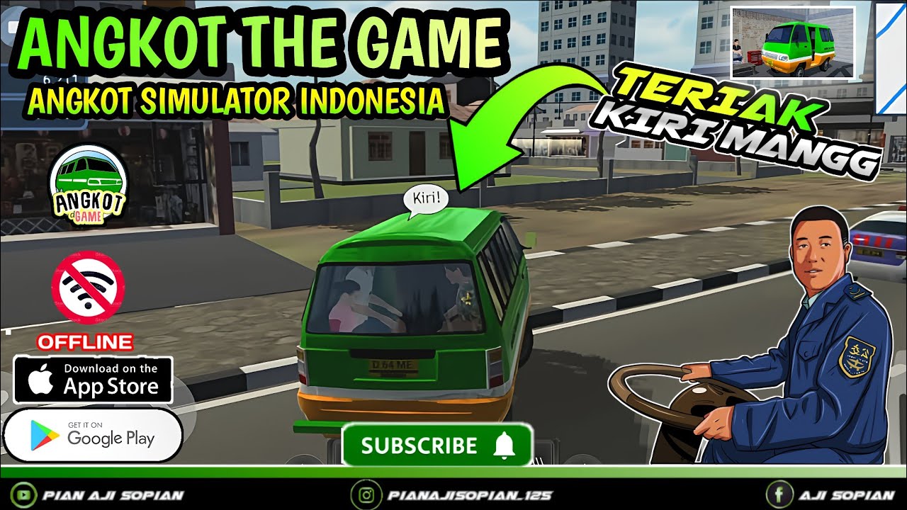 ANGKOT D GAME | GAME INI OFFLINE DAN SERU | POKONYA BEDA.DARI YANG LAIN ...
