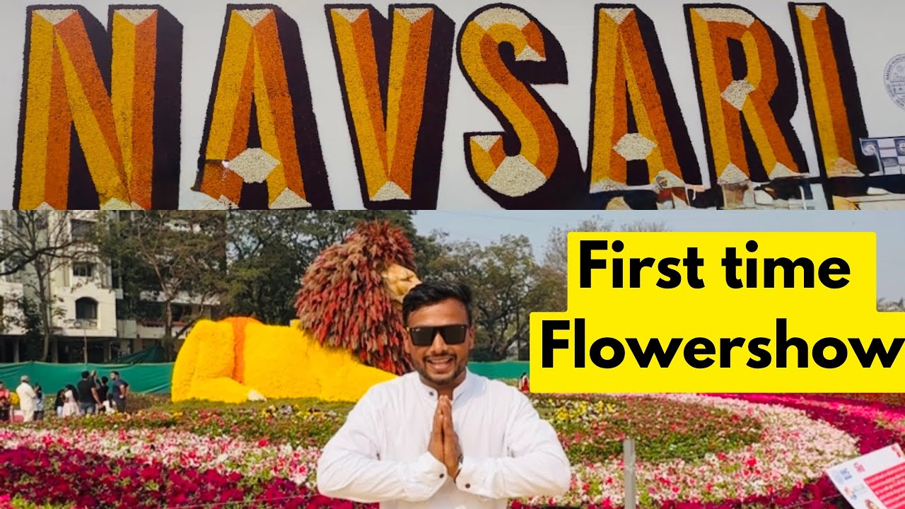 First time in NAVSARI | Flower show 2026 | FREE ENTRY | Sanskari Nagari ...