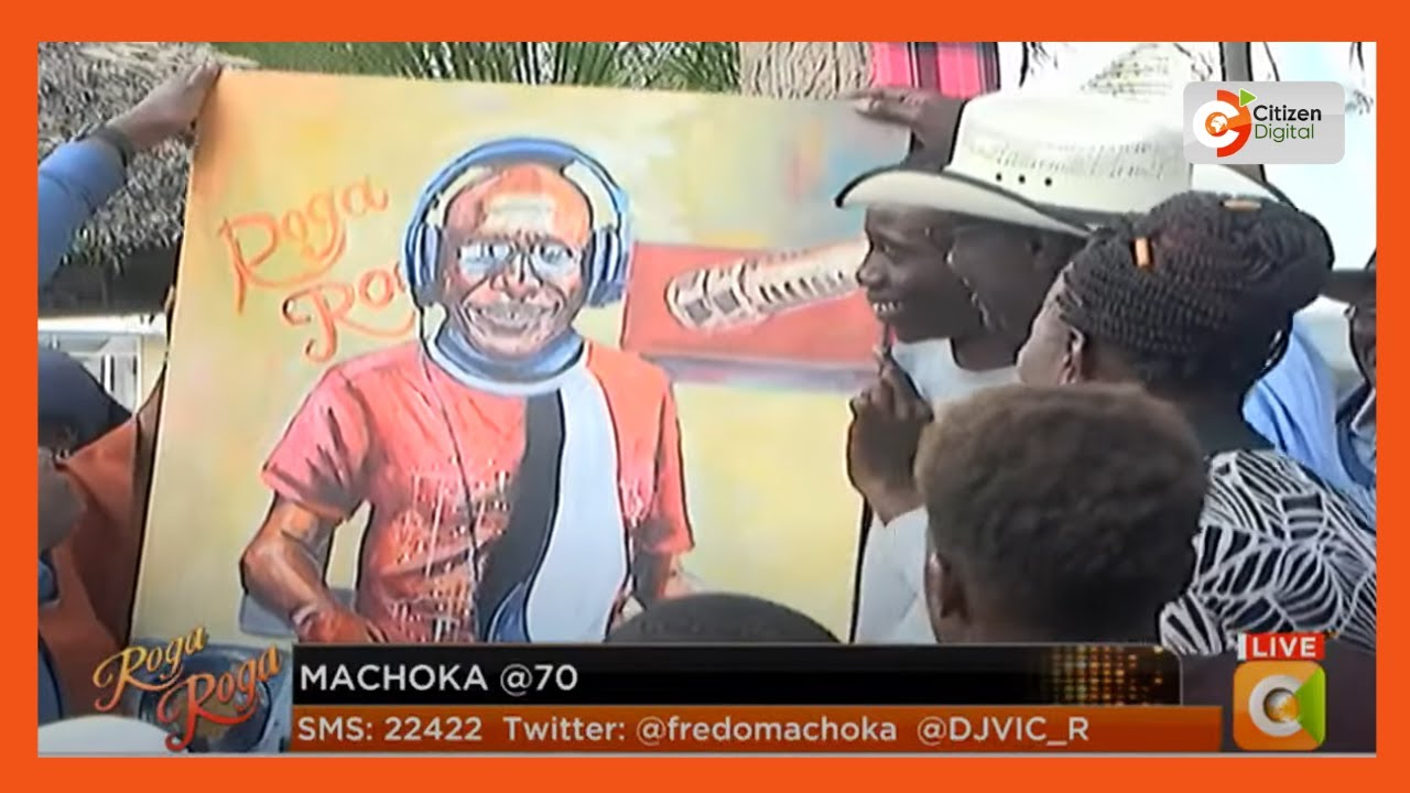 Royal Media family gifts Fred Obachi Machoka on his 70th birthday - YouTube