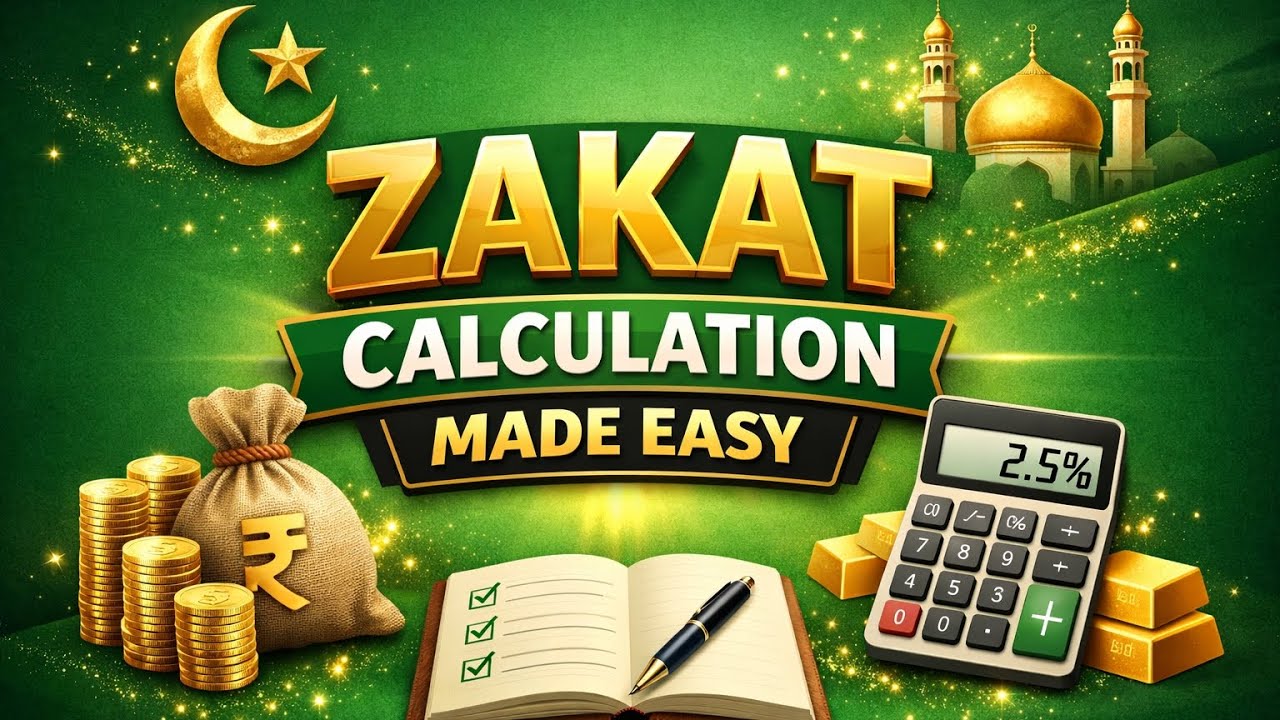 Easy Zakat Formula 2026 | Step-by-Step Zakat Calculation Guide | #zakat ...