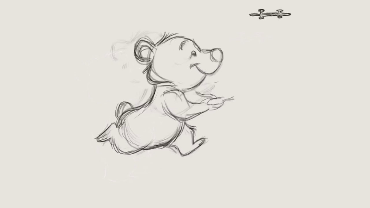 hand drawn animation run cycle - YouTube