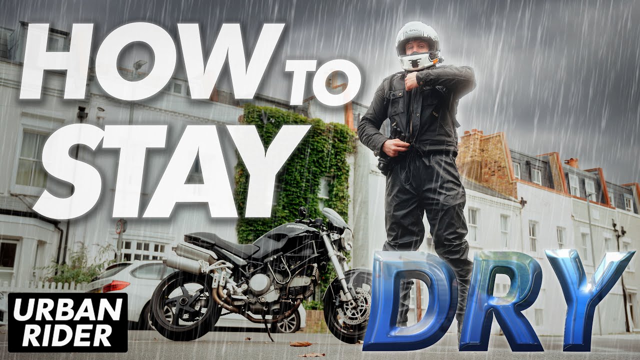 How To Stay Dry On A Motorcycle - YouTube