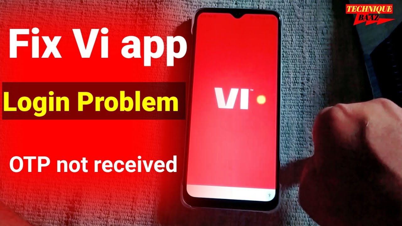 vi app login problem | vi app login OTP not received - YouTube