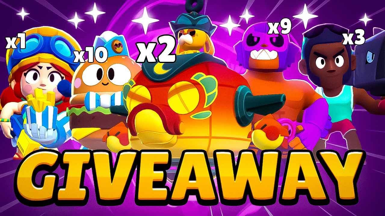 DON'T MISS THIS BIG BRAWL STARS GIVEAWAY (25 SKINS TO WIN 😱) - YouTube