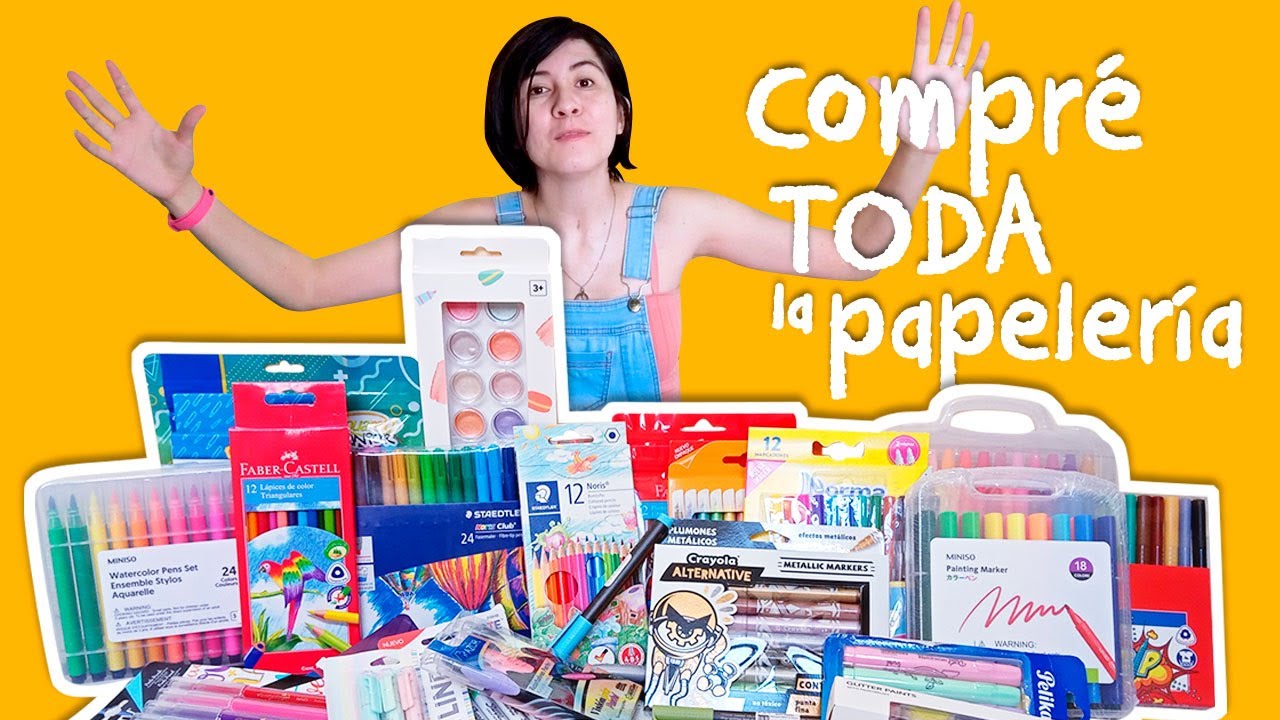 SUPER MEGA HAUL DE PAPELERÍA REGRESO A CLASES (Miniso, Lumen, Office ...