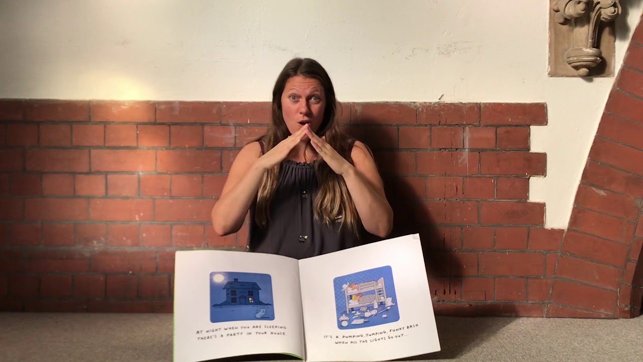 Kitchen Disco in British Sign Language (BSL) and read aloud - YouTube