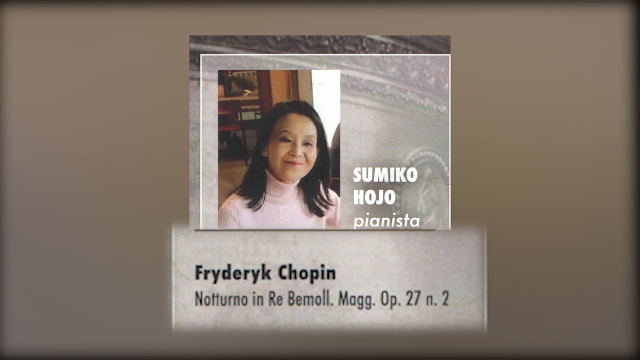 SUMIKO HOJO pianista - YouTube