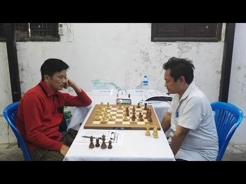 46th Myanmar National Chess Championship 2020: FM Win Tun VS Myo Htet ...
