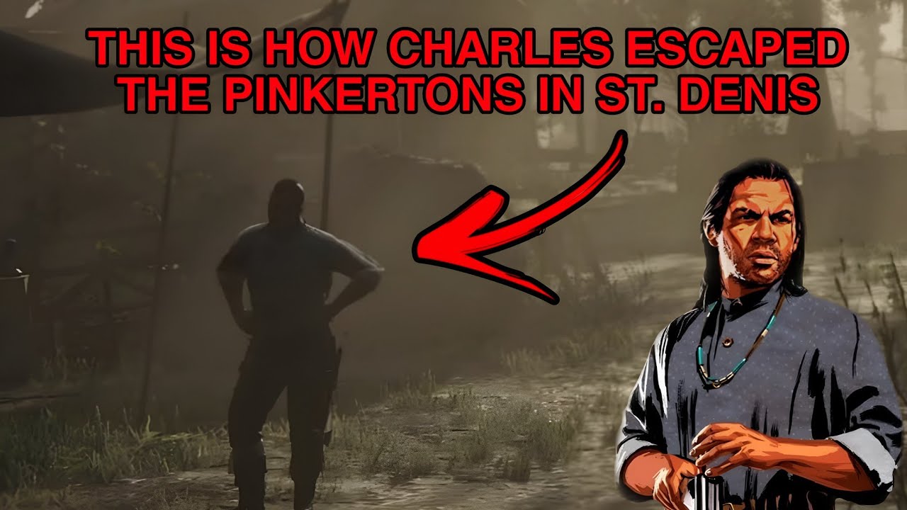 This is how Charles escaped The Pinkertons in St. Denis | Rdr2 - YouTube