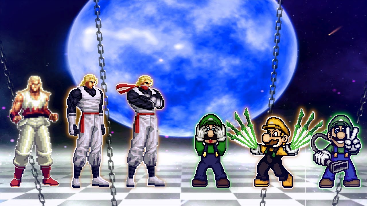 [KOF Mugen] Andy Team VS. Luigi Team - YouTube