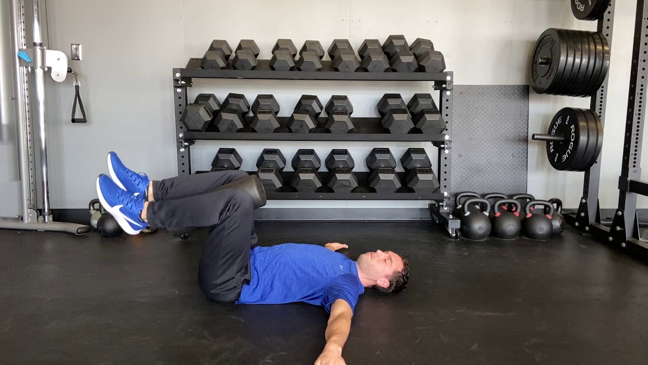 Trunk stability rotation knees flexed - YouTube
