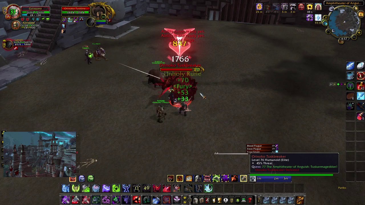The Amphitheater of Anguish: Tuskarrmageddon! wow quest - YouTube