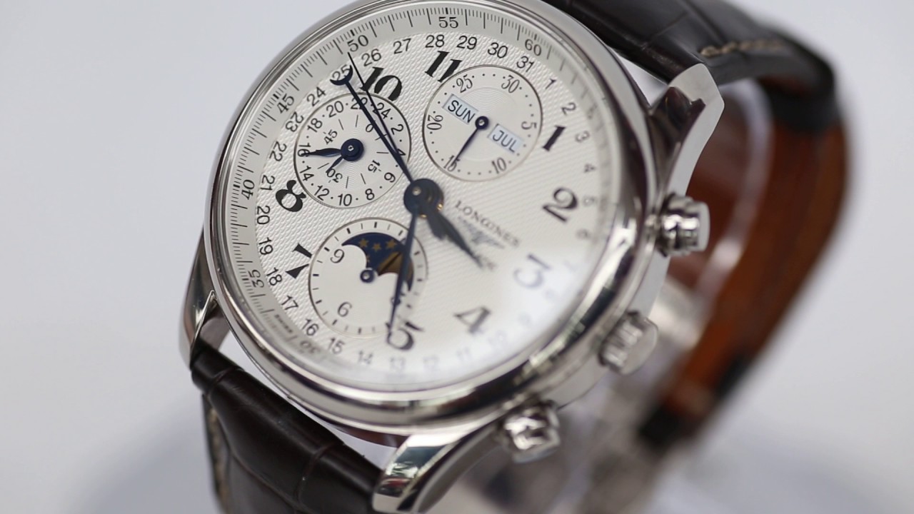 LONGINES Master Collection Automatic Chronograph Men's Watch L27734783 ...