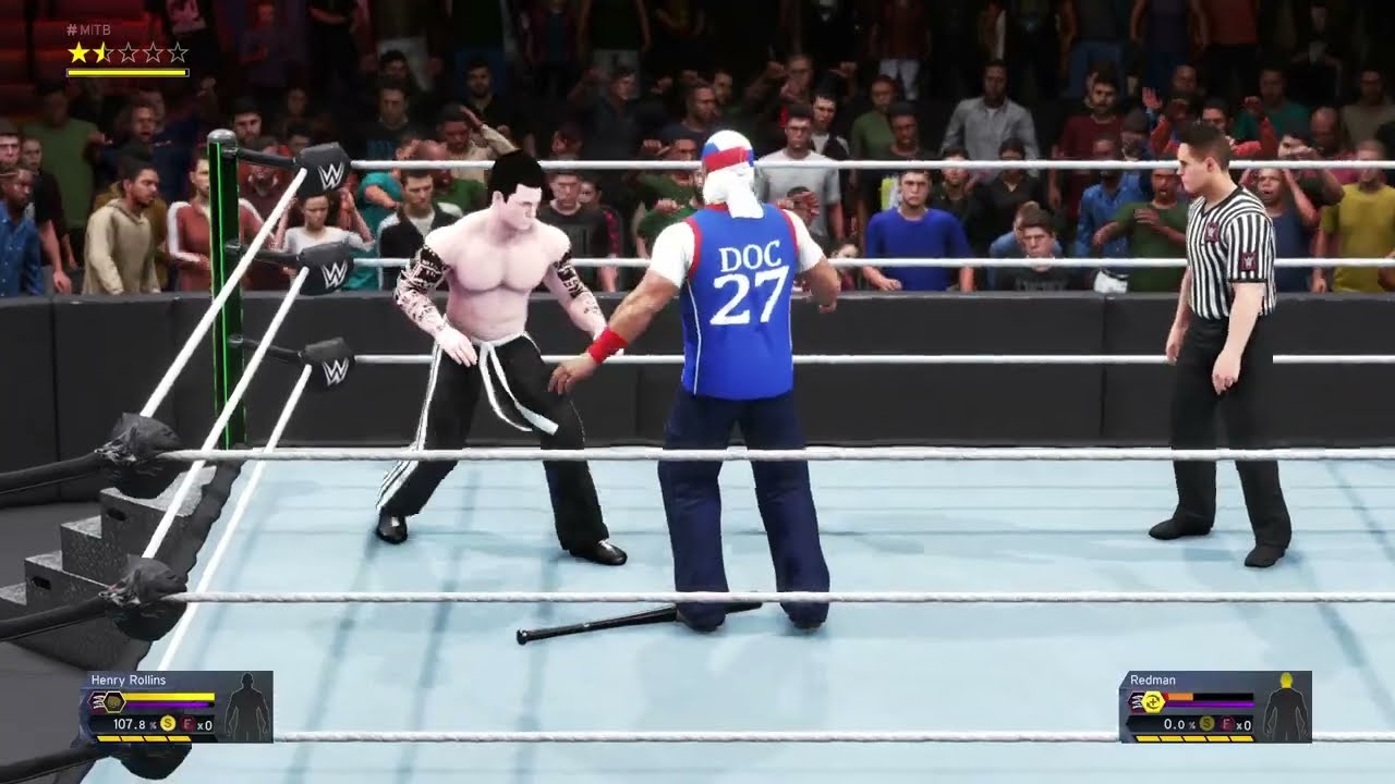 Def Jam Wrestling 2K20 - Henry Rollins vs Redman - YouTube