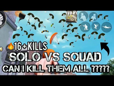 16+ KILLS SOLO VS SQUAD | SOUND GLITCH IS FRUSTRATING | PUBG MOBILE ...