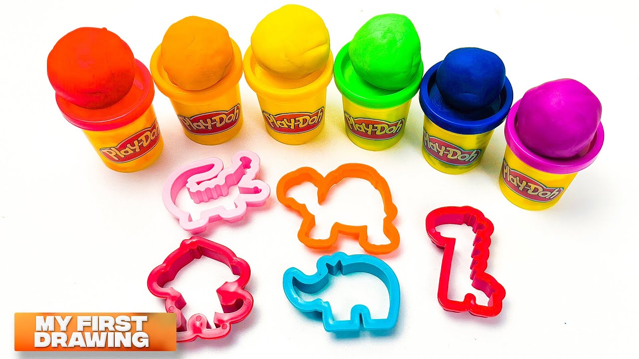 Play Doh Animals | Preschool Toddler Learning Video - YouTube