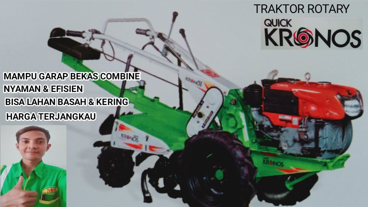 TERBARU TRAKTOR ROTARY QUICK KRONOS || MWP DIESEL - YouTube