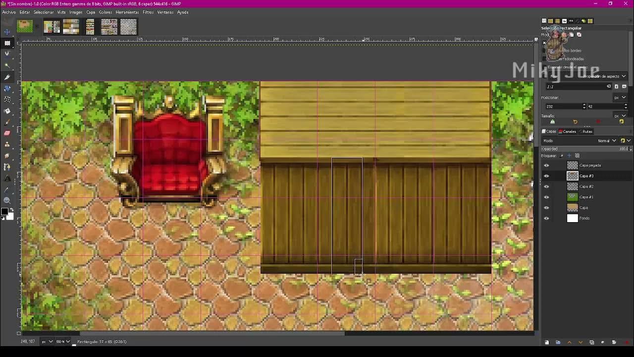 Rpg Maker Parallax Mapping Gimp Youtube