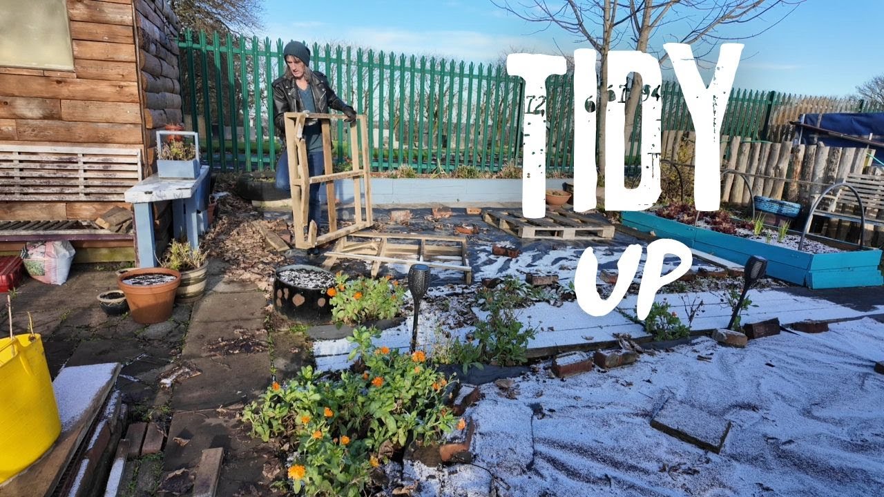Final clean up at the allotment ️😎 - YouTube