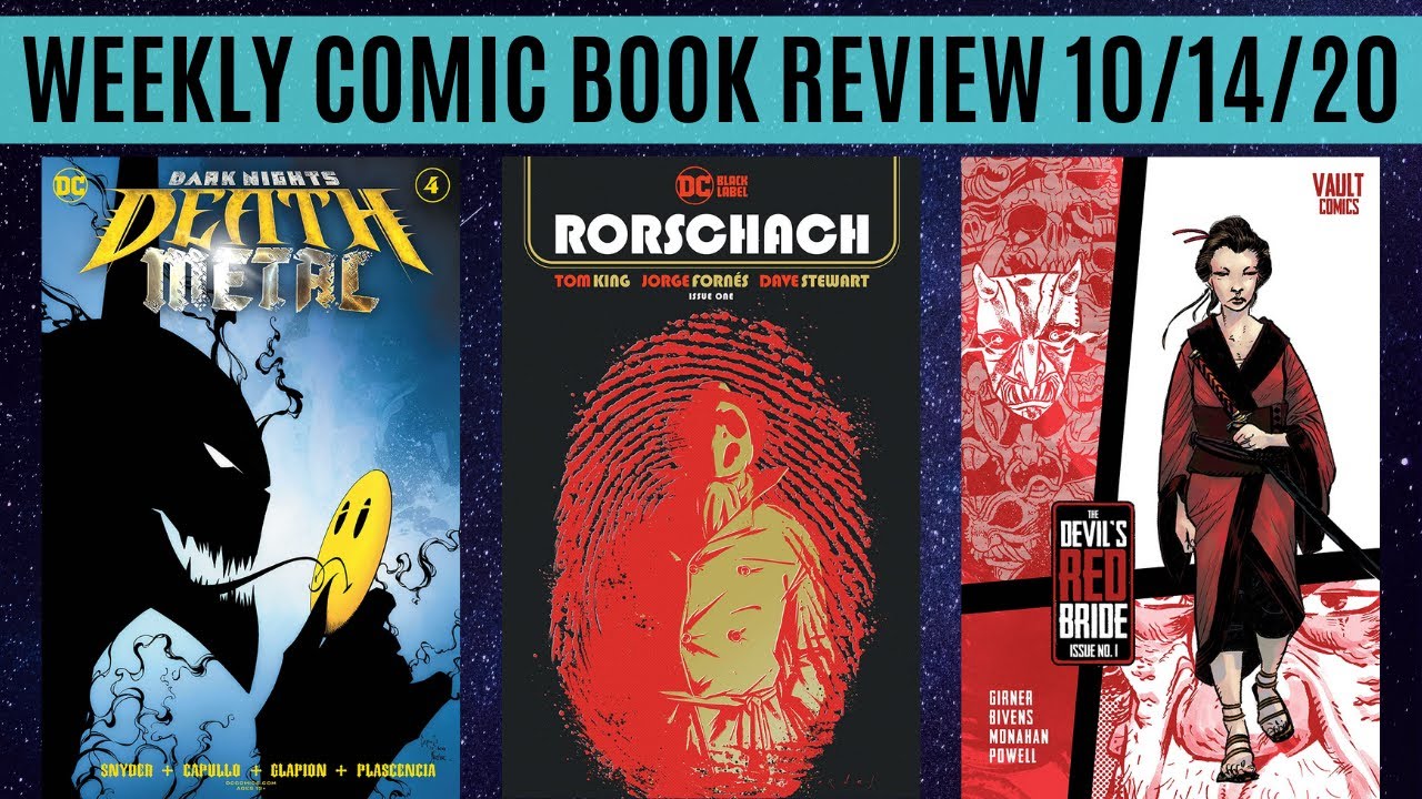 Weekly Comic Book Review 10/14/20 - YouTube